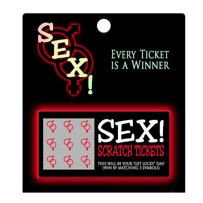 Sex Scratch Tickets Key Rasca Y Gana 1962